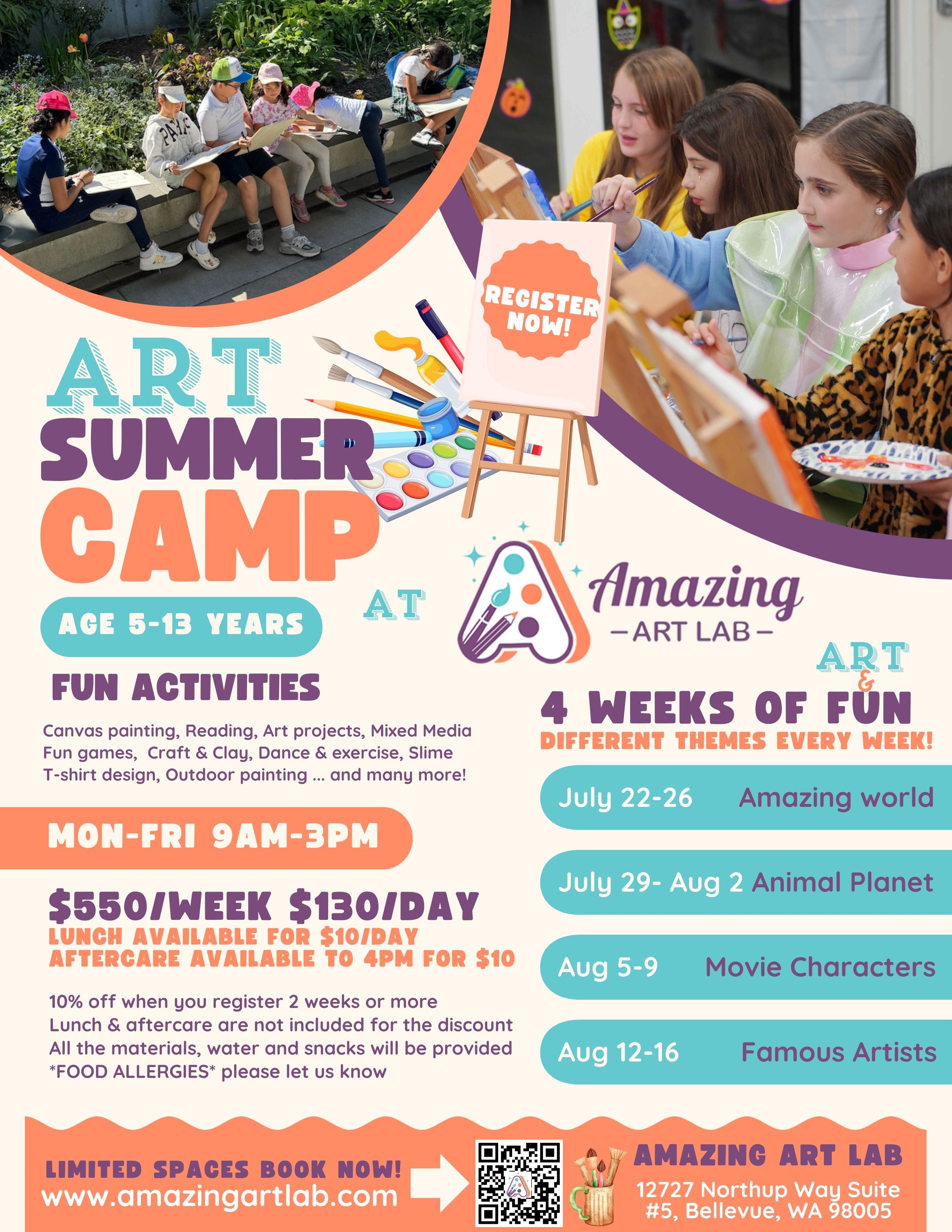 Amazing Art Lab - Bellevue Art Studio with Art Classes and Events